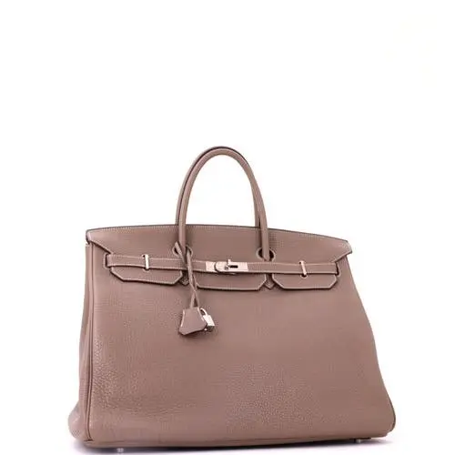 Hermès Birkin Handbag Togo With Palladium Hardware 40