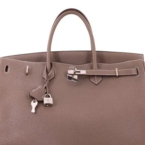 Hermès Birkin Handbag Togo With Palladium Hardware 40