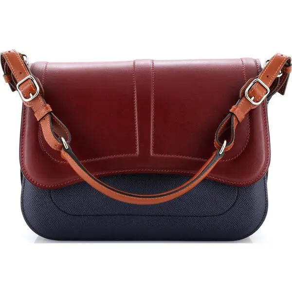 Hermès Harnais Shoulder Bag Epsom And Tadelakt