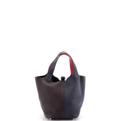 Hermès Picotin Lock Bag Tricolor Clemence Pm