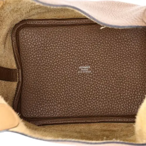 Hermès Eclat Picotin Lock Bag Clemence With Swift Pm - Brown