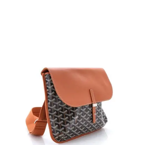 Goyard Coursier Messenger Bag Coated Canvas And Leather
