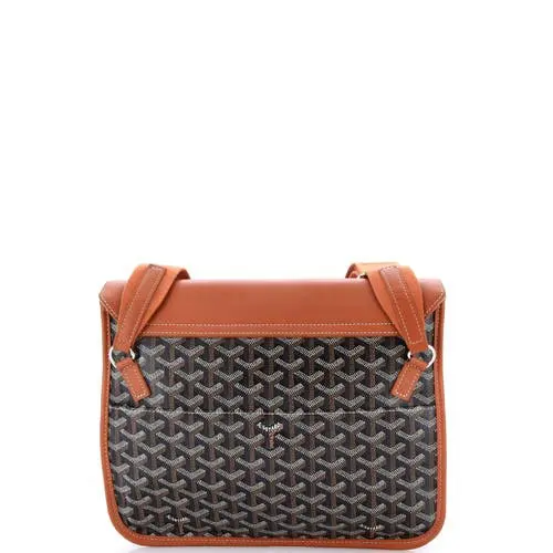 Goyard Coursier Messenger Bag Coated Canvas And Leather