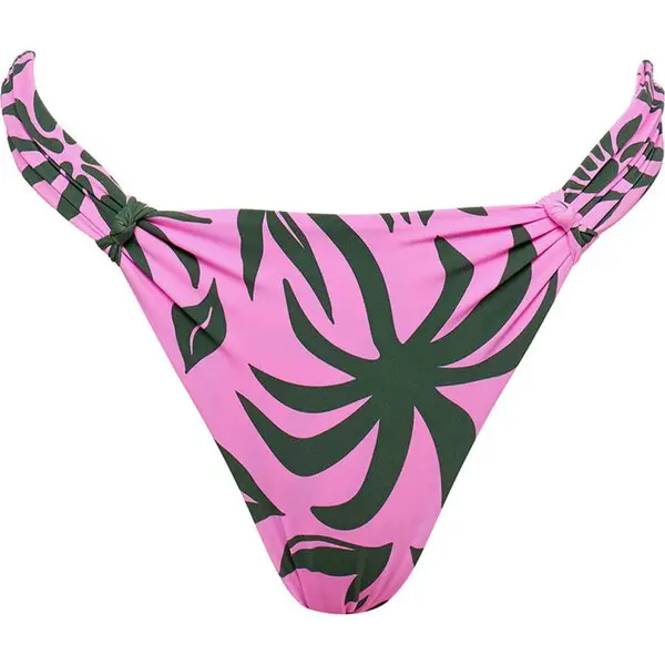 VYB SWIM Shady Palms Kyle Knotted Bikini Bottom