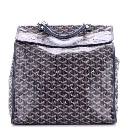 Goyard Saint Leger Briefcase Backpack Coated Canvas