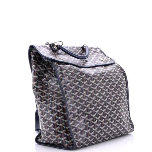Goyard Saint Leger Briefcase Backpack Coated Canvas