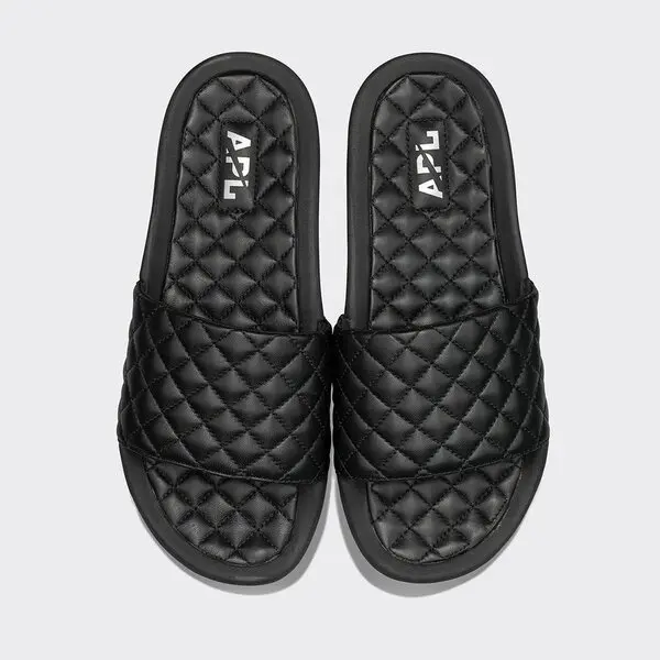 Apl Lusso Quilted Leather Slides