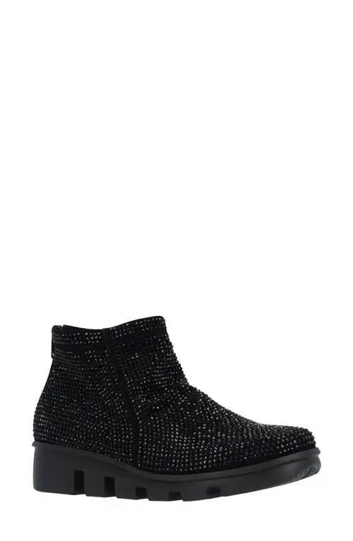 L'AMOUR DES PIEDS Hadirat Leather Bootie - Black