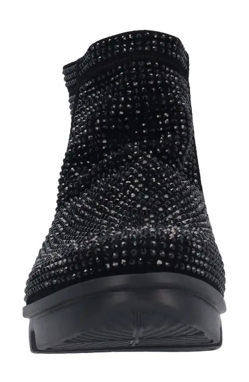 L'AMOUR DES PIEDS Hadirat Leather Bootie - Black