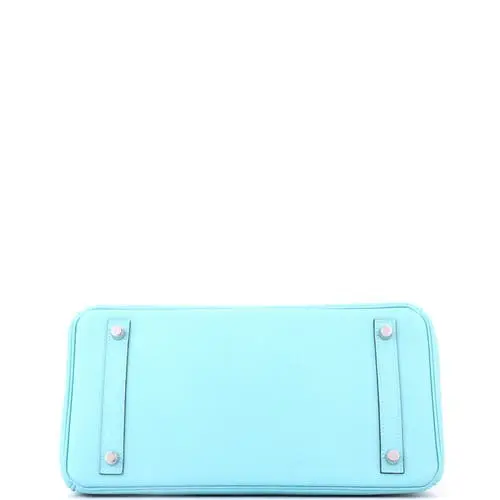 Hermès Birkin Handbag Epsom With Palladium Hardware 30 - Blue