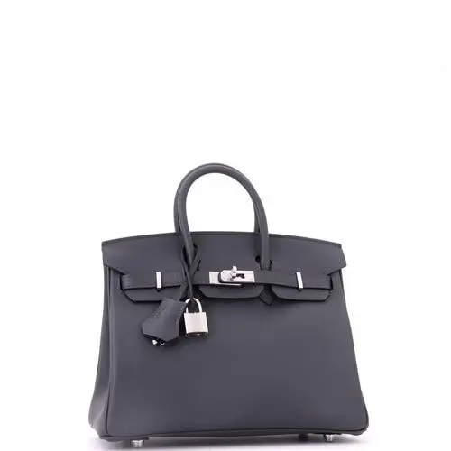 Hermès Birkin Handbag Swift With Palladium Hardware 25