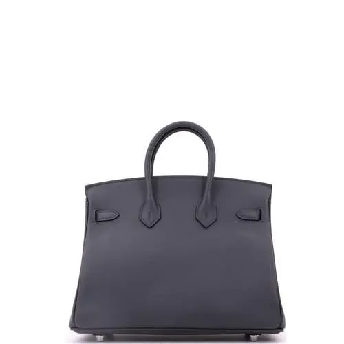 Hermès Birkin Handbag Swift With Palladium Hardware 25