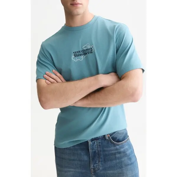 Scotch & Soda Relaxed Cotton Graphic T-shirt