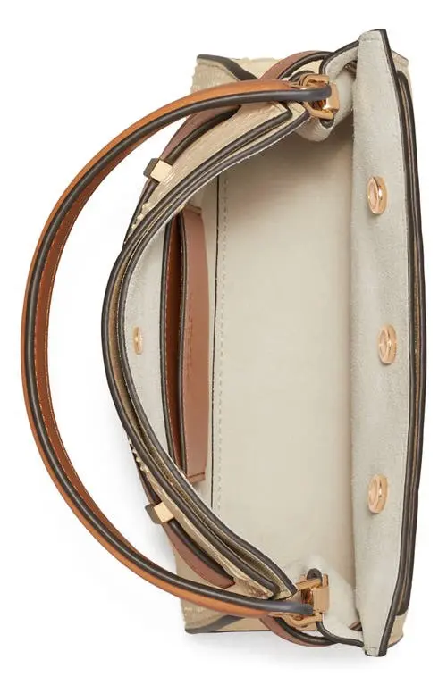 Tory Burch Petite Lee Radziwill Genuine Snakeskin Satchel