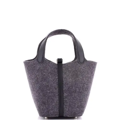 Hermès Picotin Lock Bag Felt With Leather Pm