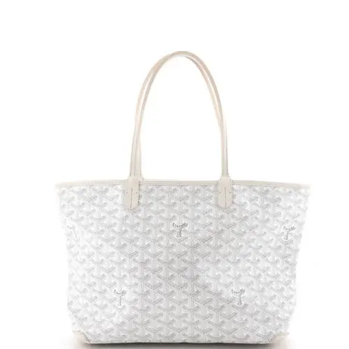 Goyard Artois Tote Coated Canvas Pm - White