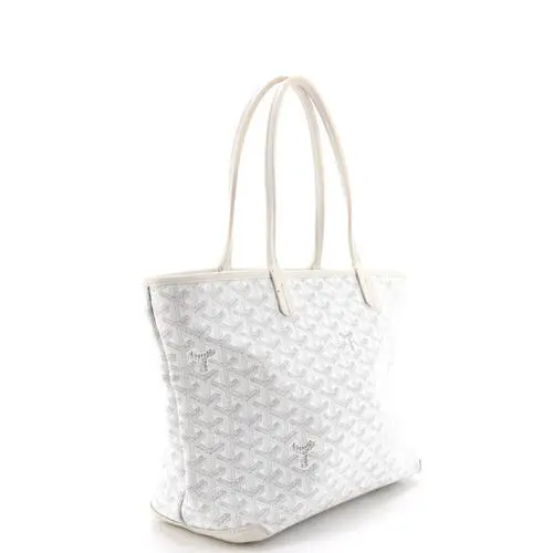 Goyard Artois Tote Coated Canvas Pm - White