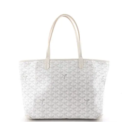 Goyard Artois Tote Coated Canvas Pm - White