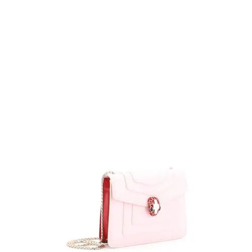 BVLGARI Serpenti Forever Square Shoulder Bag Leather Small