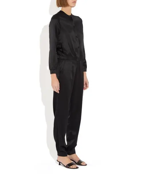 THE PARK Kelly Bomber" Silk Jacket