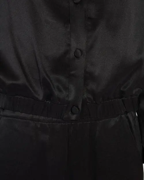 THE PARK Kelly Bomber" Silk Jacket