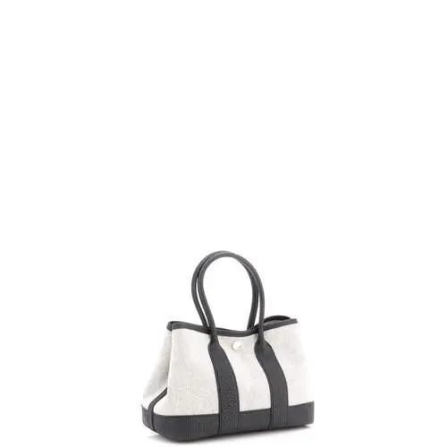 Hermès Neo Garden Tote Toile And Leather 23 - Black