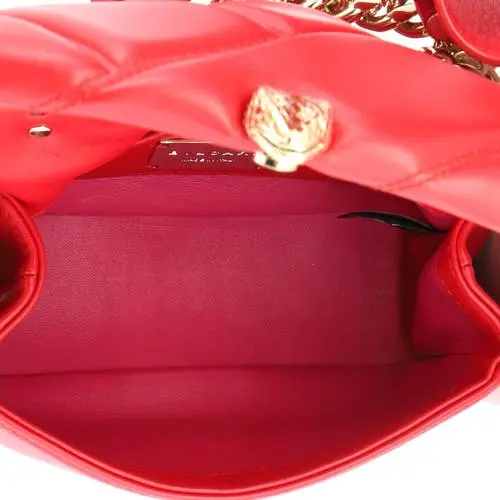 BVLGARI Serpenti Cabochon Shoulder Bag Diagonal Quilted Leather Mini