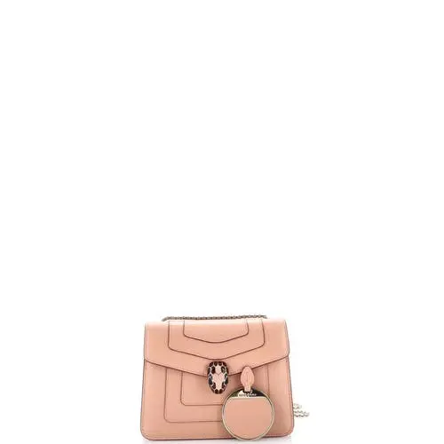 BVLGARI Serpenti Forever Square Shoulder Bag Leather Small