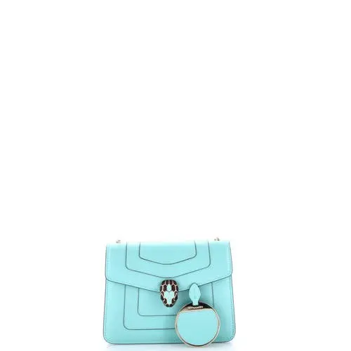 BVLGARI Serpenti Forever Square Shoulder Bag Leather Small