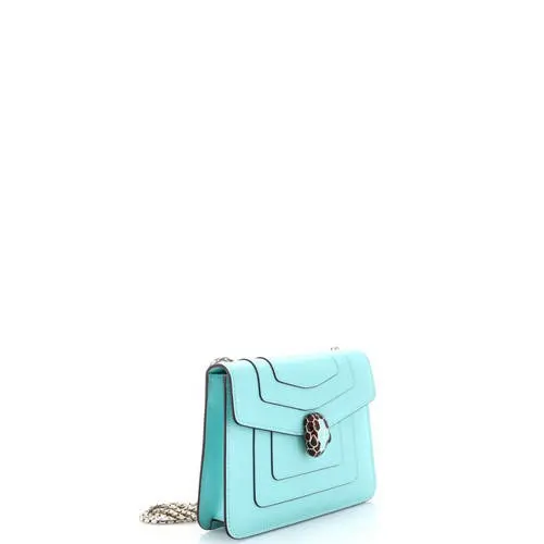 BVLGARI Serpenti Forever Square Shoulder Bag Leather Small