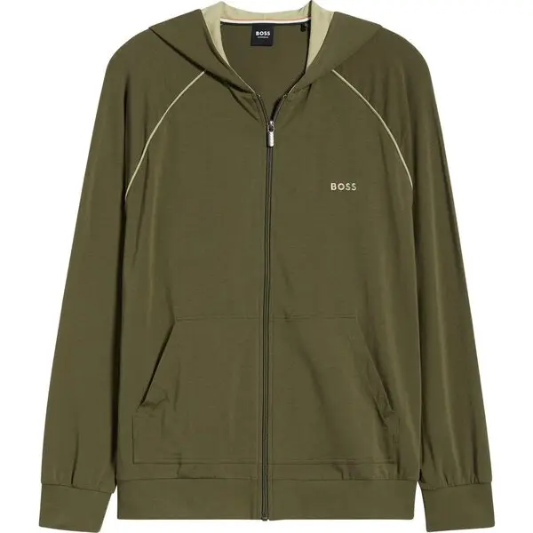 BOSS Mix & Match Hooded Zip Jacket
