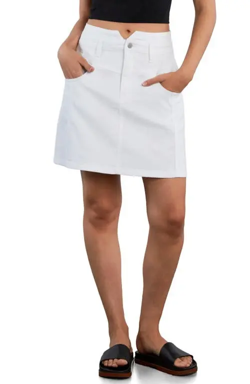 WASH LAB DENIM Penelope Denim Miniskirt