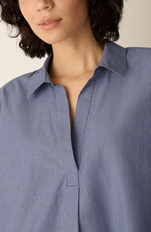 Eileen Fisher Organic Cotton Popover Shirt