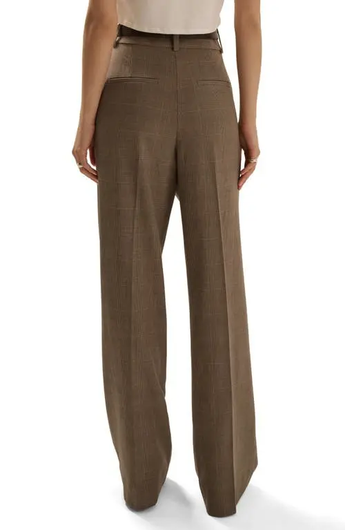 FAVORITE DAUGHTER The Favorite Plaid High Waist Wide Leg Pants