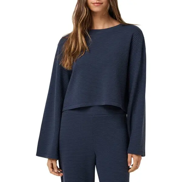 Travis Mathew Coastal Rib Boat Neck Top