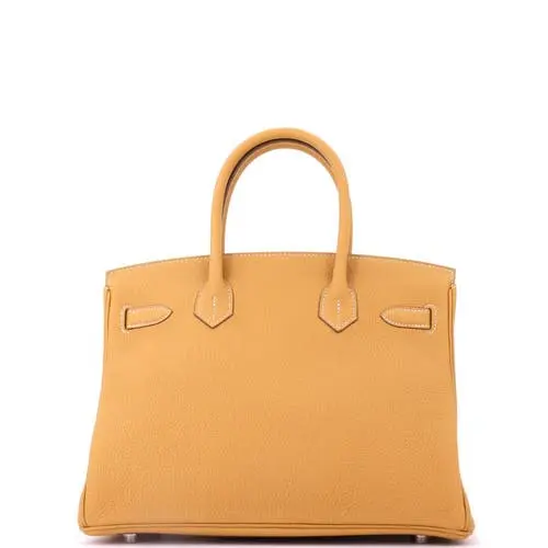 Hermès Birkin Handbag Light Togo With Palladium Hardware 30