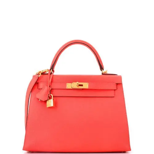 Hermès Kelly Handbag Epsom With Gold Hardware 28