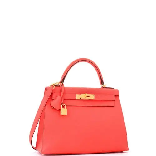 Hermès Kelly Handbag Epsom With Gold Hardware 28