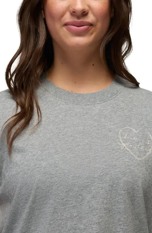 Prana Everyday Organic Cotton T-shirt - Medium Heather Grey