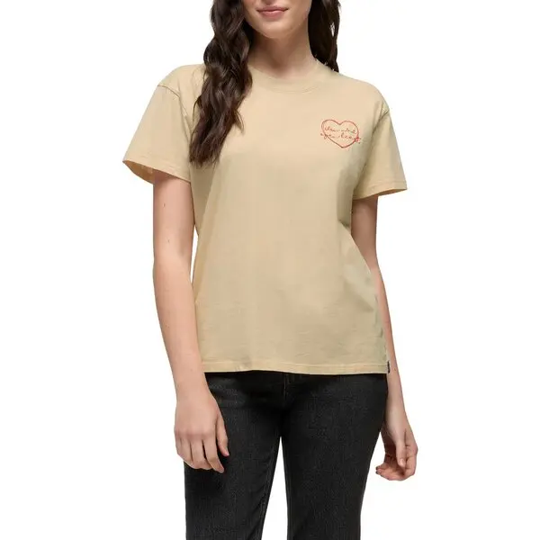 Prana Everyday Organic Cotton T-shirt With Heart Graphic