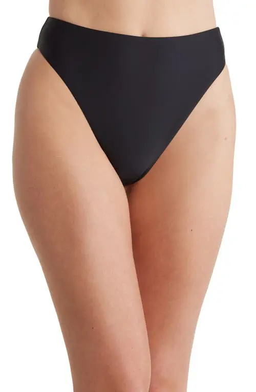 VYB Vitals Kimmy High Waist Bikini Bottoms - Black