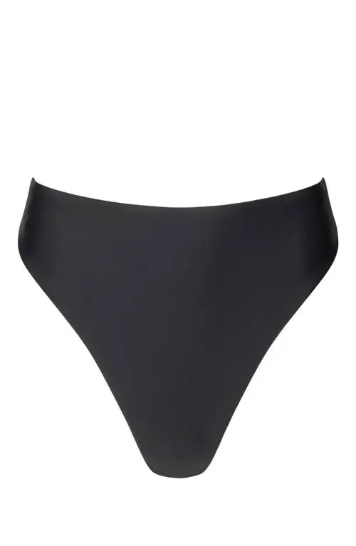 VYB Vitals Kimmy High Waist Bikini Bottoms - Black