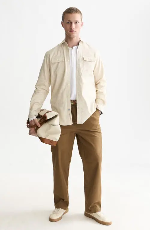 Scotch & Soda Regular Fit Mélange Button-up Shirt