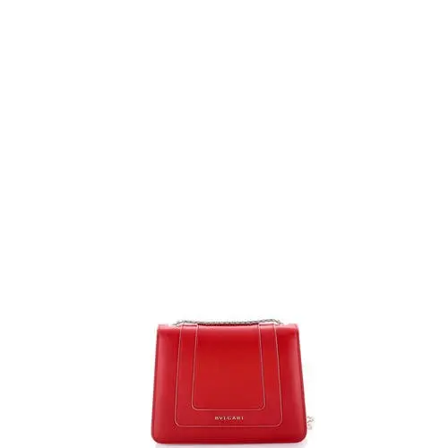 BVLGARI Serpenti Forever Square Shoulder Bag Leather Small