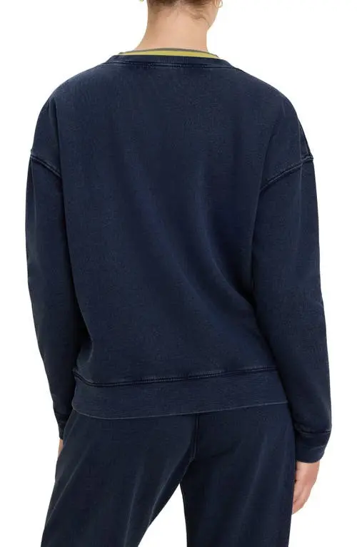 NZ BY NIC AND ZOE Cotton Terry Crewneck Sweatshirt