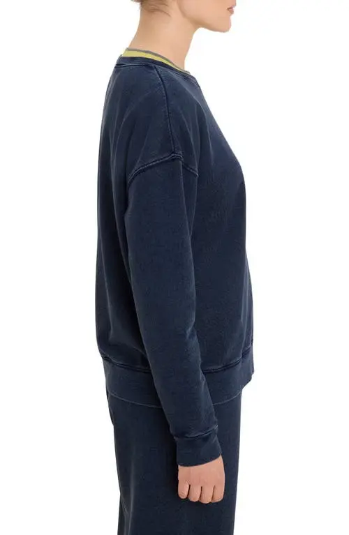 NZ BY NIC AND ZOE Cotton Terry Crewneck Sweatshirt