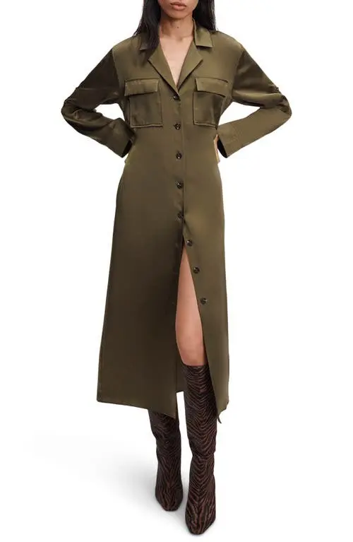 Rag & Bone Sonny Silk Midi Shirtdress