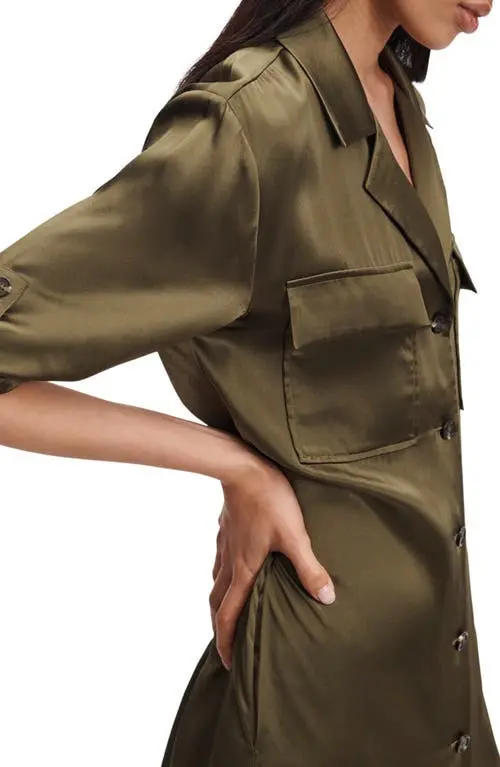 Rag & Bone Sonny Silk Midi Shirtdress
