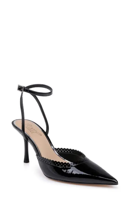 Badgley Mischka Brady Pointed Toe Stiletto Pumps - Black Patent