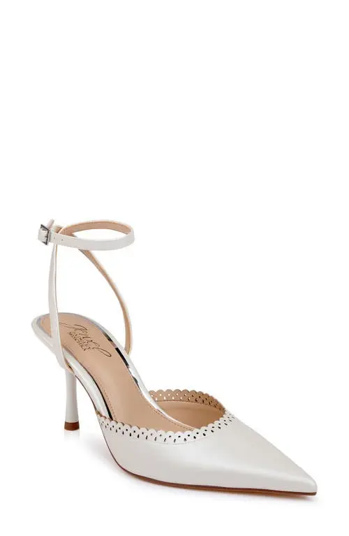 Badgley Mischka Brady Pointed Toe Stiletto Pumps - Ivory